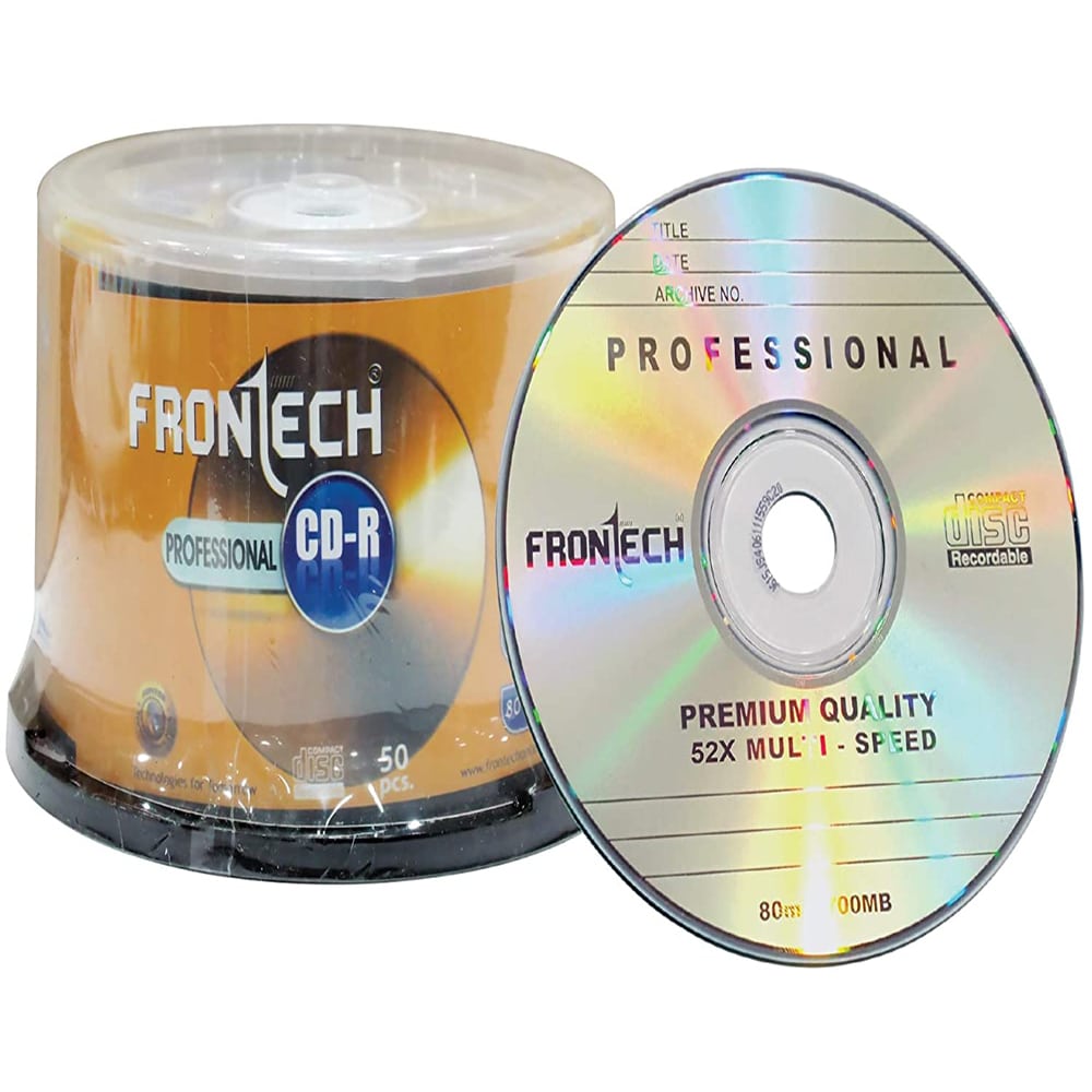 Frontech CD Player 700MB 50 Pcs – itcareonline.com